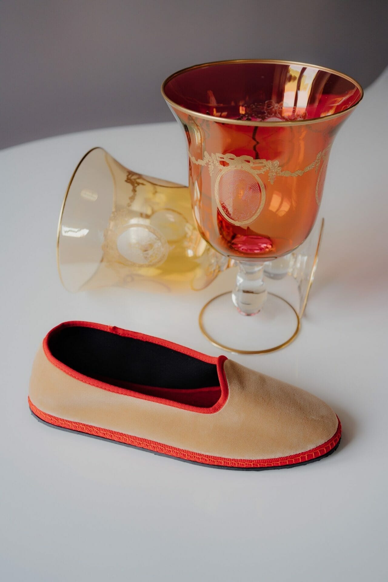 Isabella - Cammello/Rosso - Le Nobili